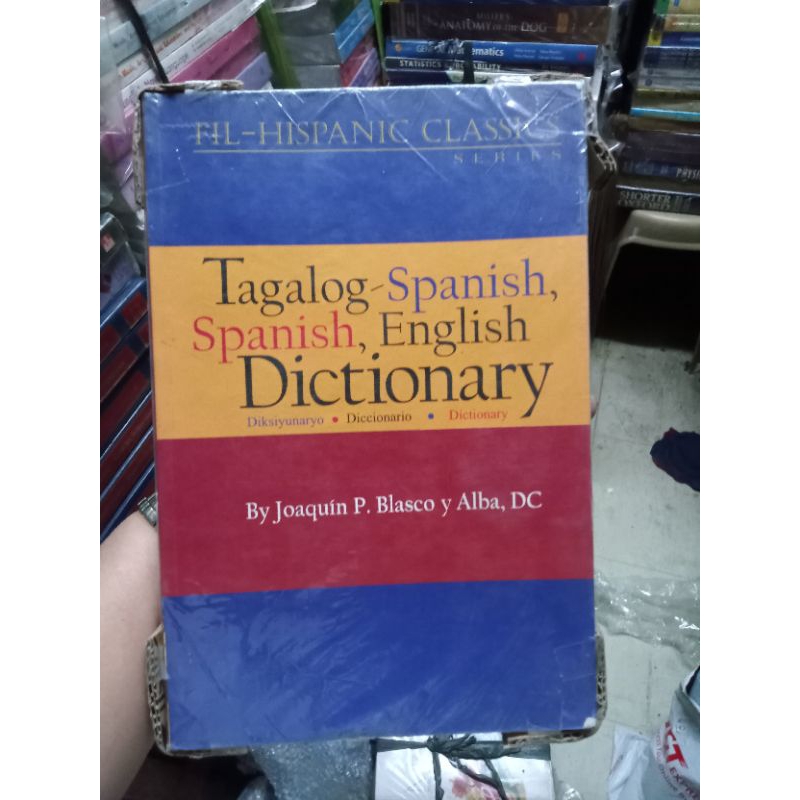 TAGALOG-SPANISH, SPANISH ENGLISH DICTIONARY(NEW) | Shopee Philippines