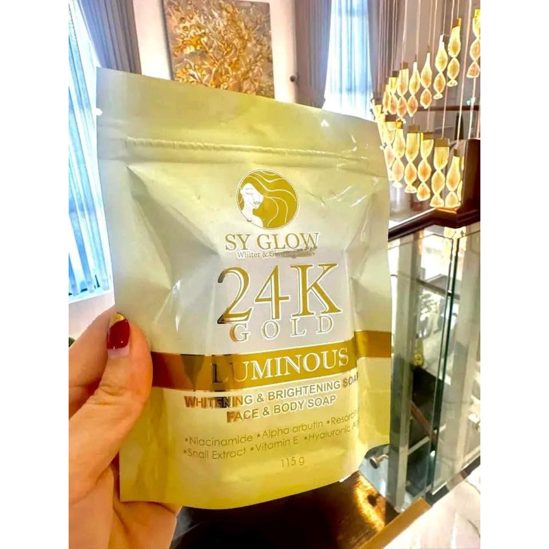 SY Glow 24K Gold Luminous Whitening & BrighteningSoap | Shopee Philippines