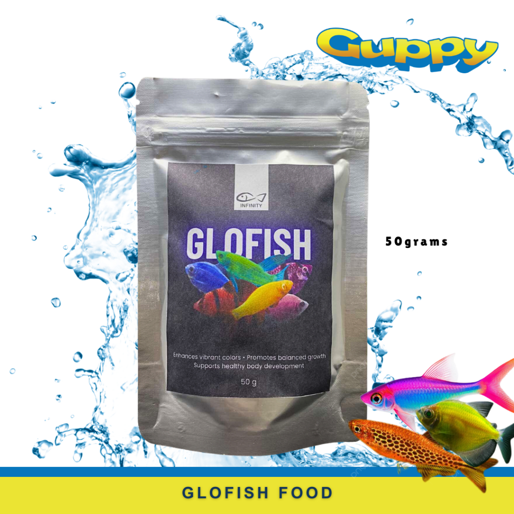 Glofish Food Glofish Tetra Food Fish Food for Small Fish | Shopee ...