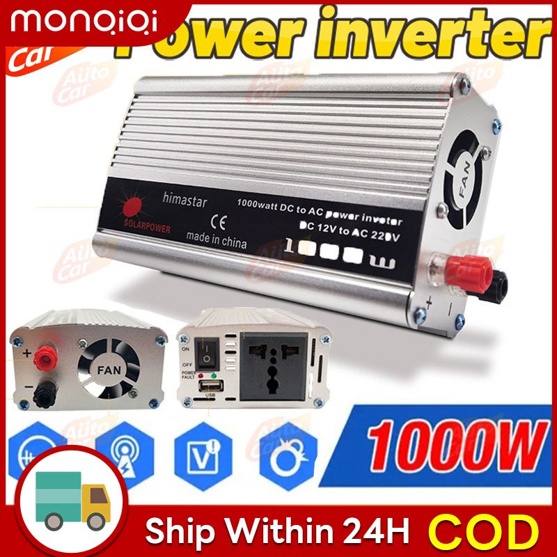 Power Inverter 12v to 220v 220w 500w 1000w 2000watts Car Inverter 12v ...
