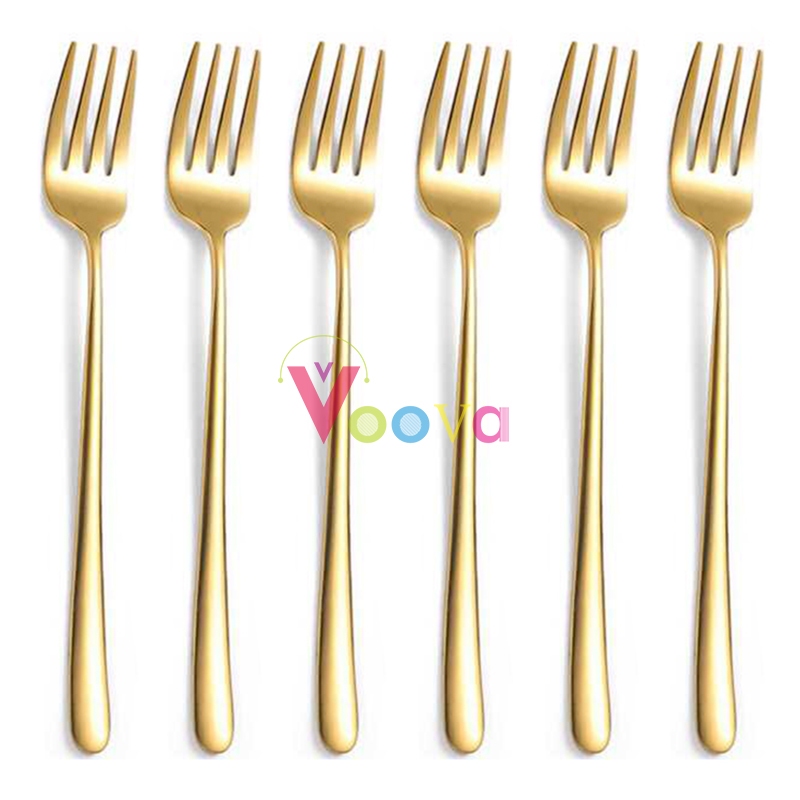 Korean Cutlery Style Stainless Steel Dining Spoon and Forks Set ...