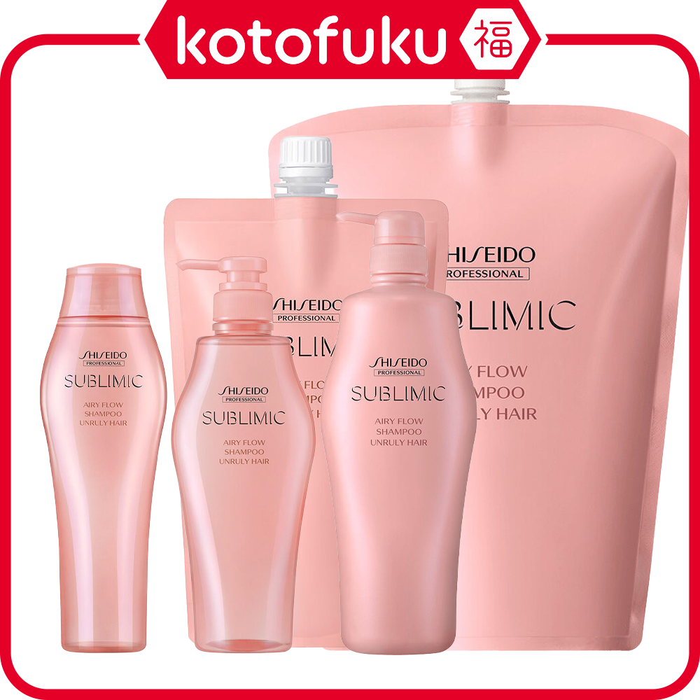 Shiseido Sublimic Airy Flow Shampoo Series Bottle / Refill | Shopee Philippines