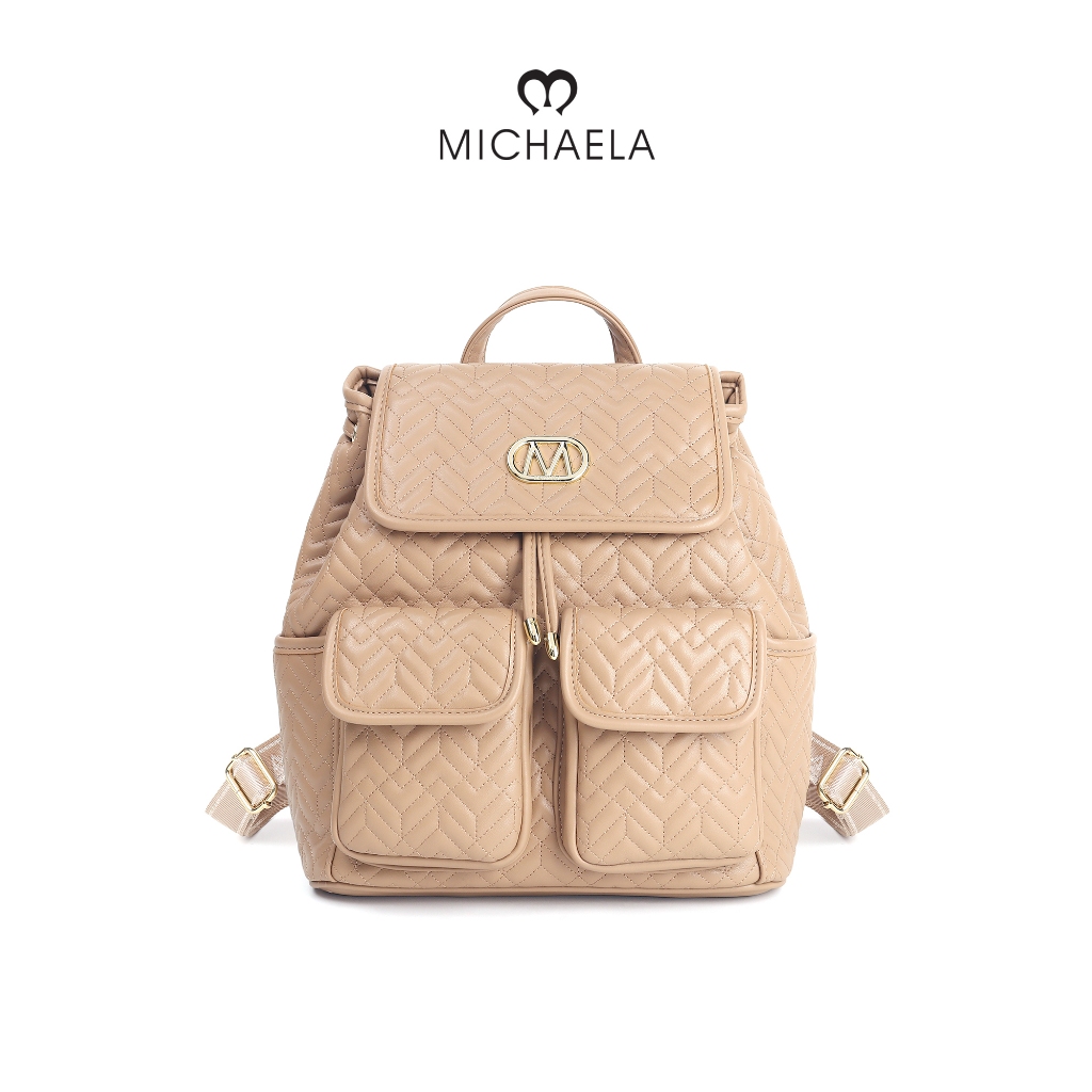 MICHAELA Chic Heart Quilted Backpack for Women Girls Spacious for ...
