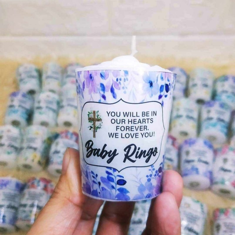 Personalized Vigil Candles for Undas | Memorial Candles | Shopee ...