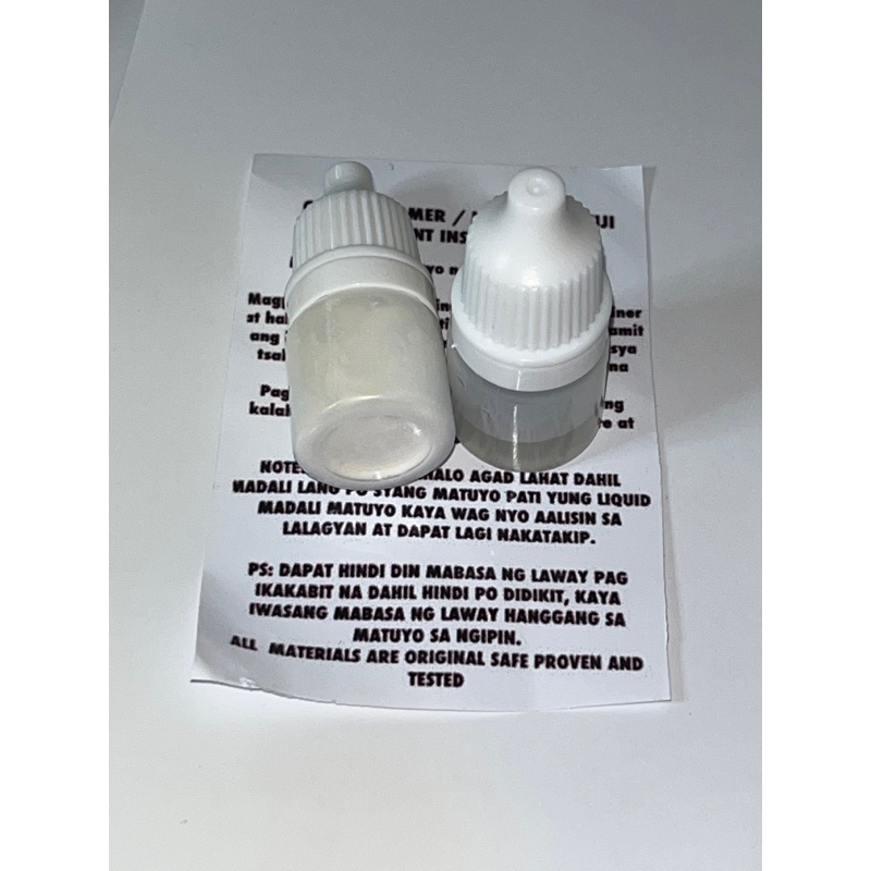 1 pair Glass Iono-mer Cement (pandikit ng brace) | Shopee Philippines