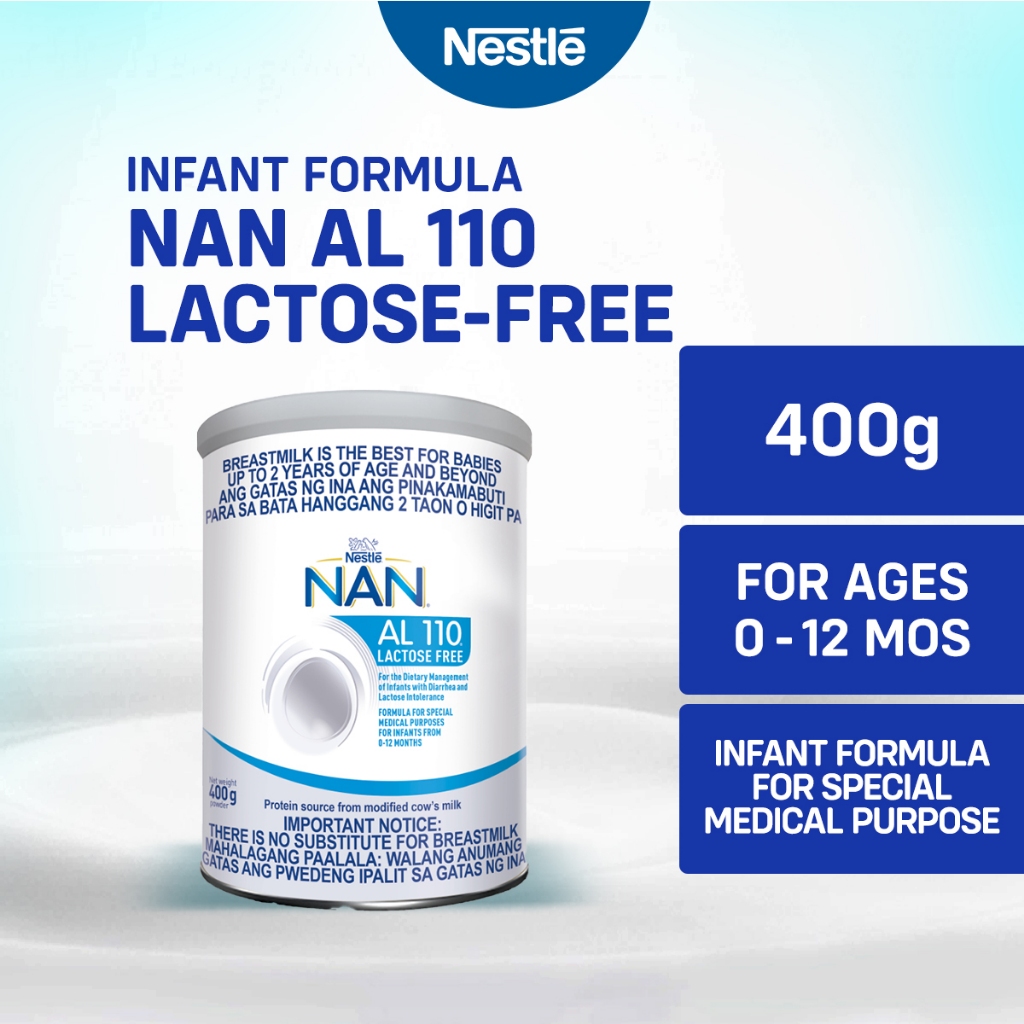 Nestlé NAN AL 110 Lactose Free 400g | Shopee Philippines