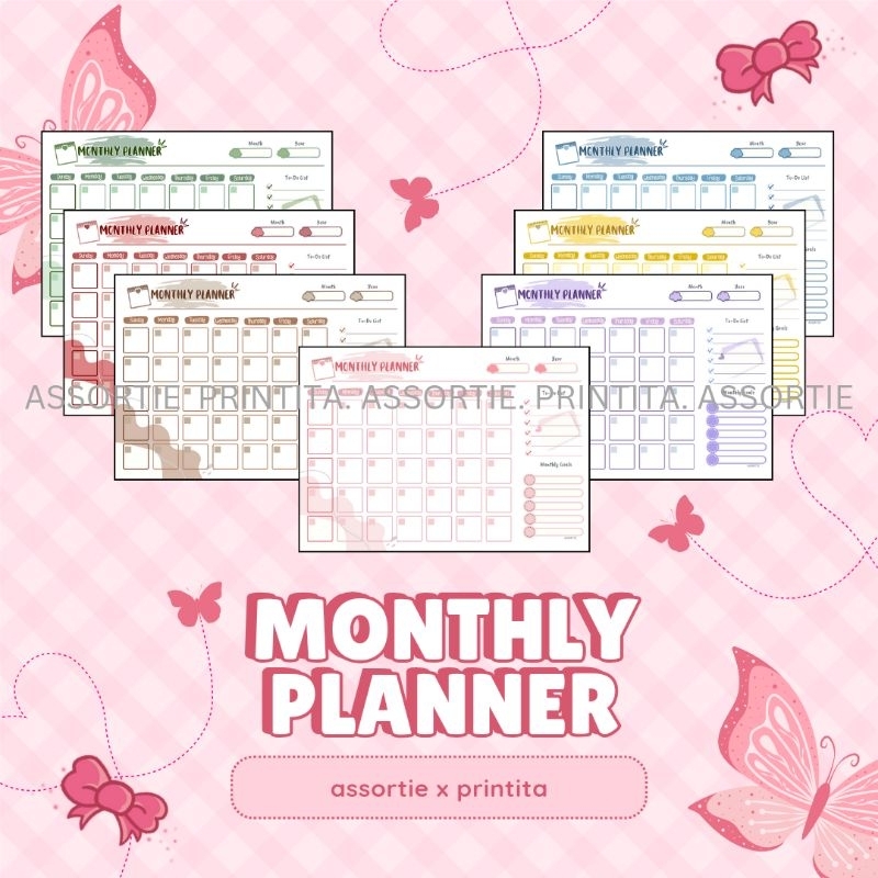 Monthly Desk Planner Notepad | Shopee Philippines