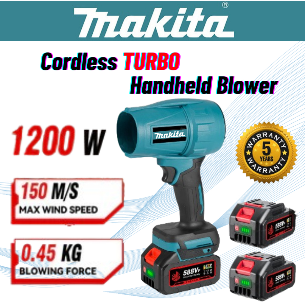 Cordless Handheld Turbo Air Blower High-Power Blower Portable Electric ...