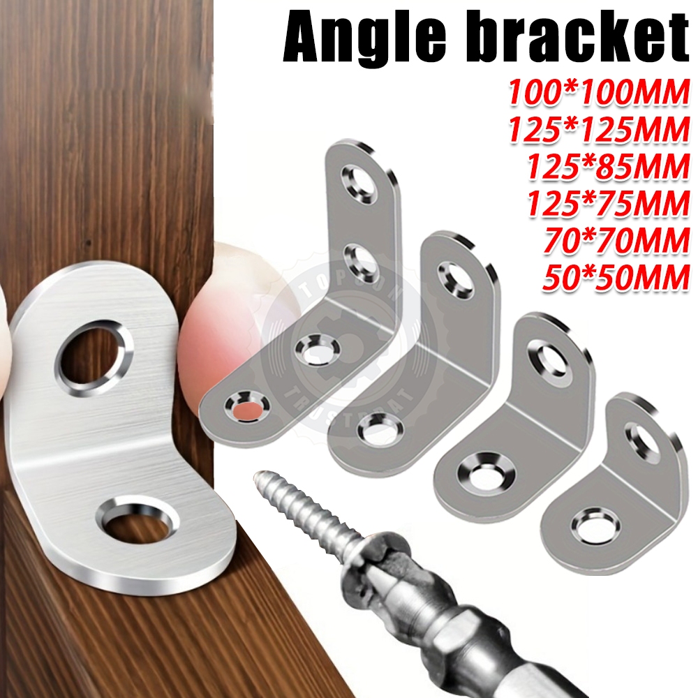 Stainless Steel L-shaped Corner Code Hardware Thickened Square Corner ...