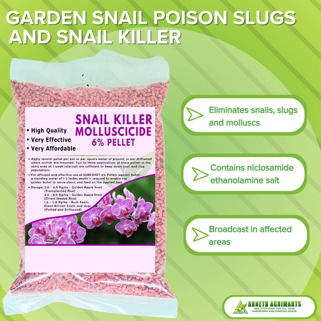 GARDEN SNAILS POISON SLUGS AND SNAIL KILLER (slug out) | Shopee Philippines
