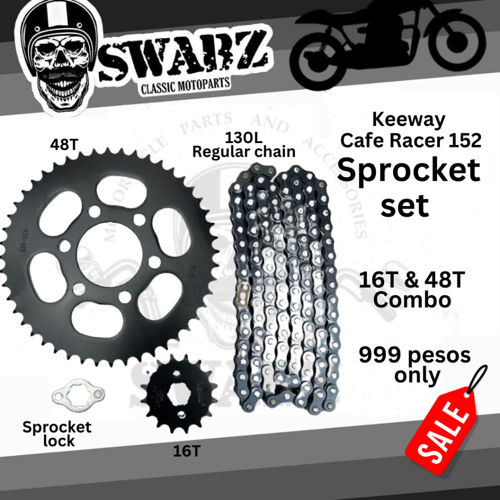 keeway CR152 sprocket set combination for motorcycle | Shopee Philippines