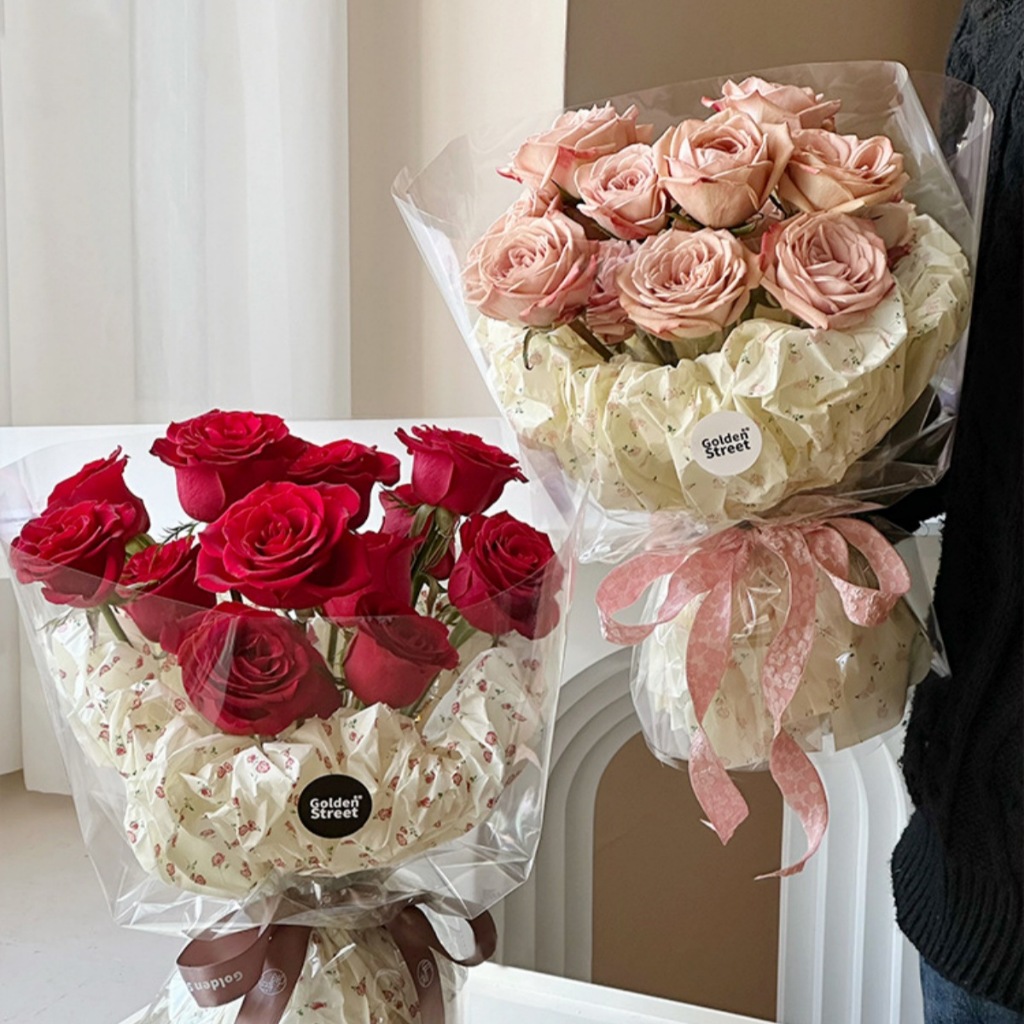 Bouquet Paper Thickened Snow Pear Paper Bouquet Wrapping Paper Gift ...