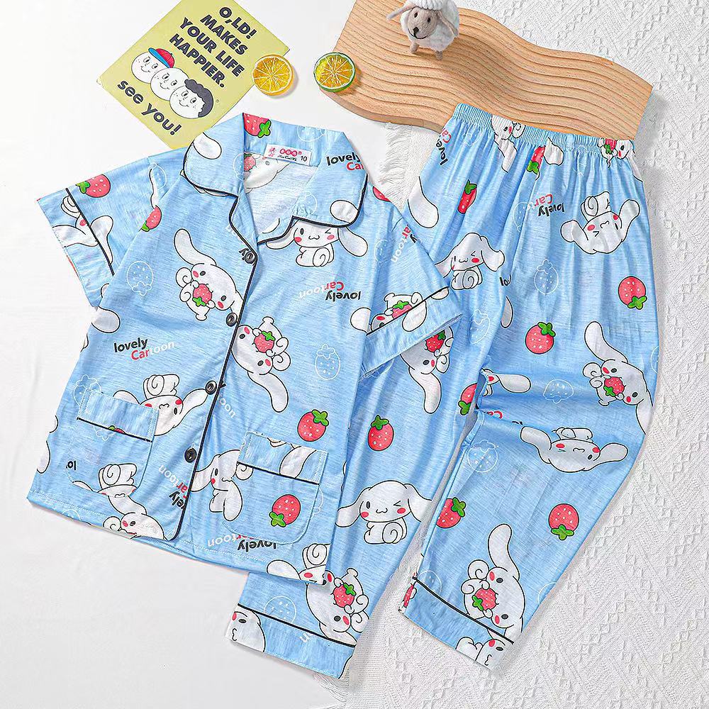 HaHa Cute Pajama Terno Sleepwear Cotton for Kids Girls and boys ...