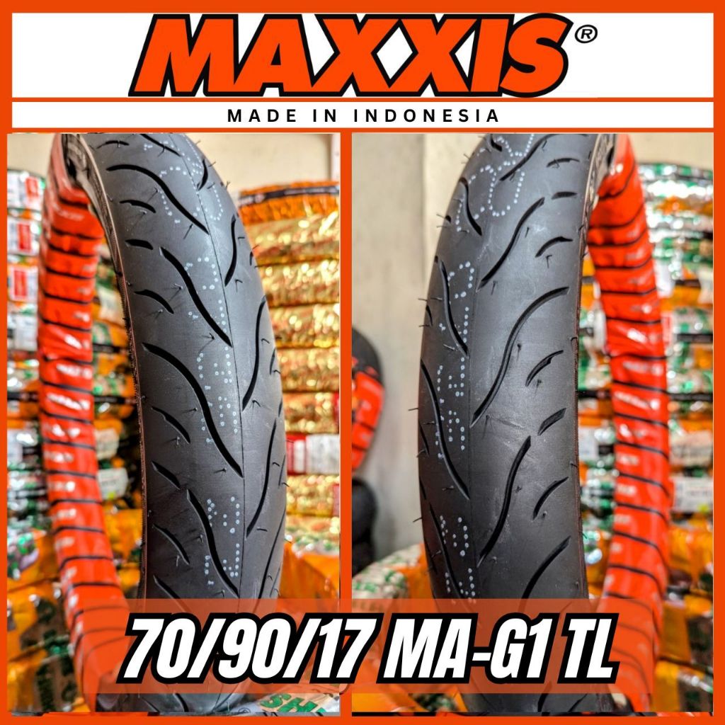 MAXXIS 80/80-17 90/80-17 100/80-17 TUBELESS TIRES SNIPER WAVE XRM ...