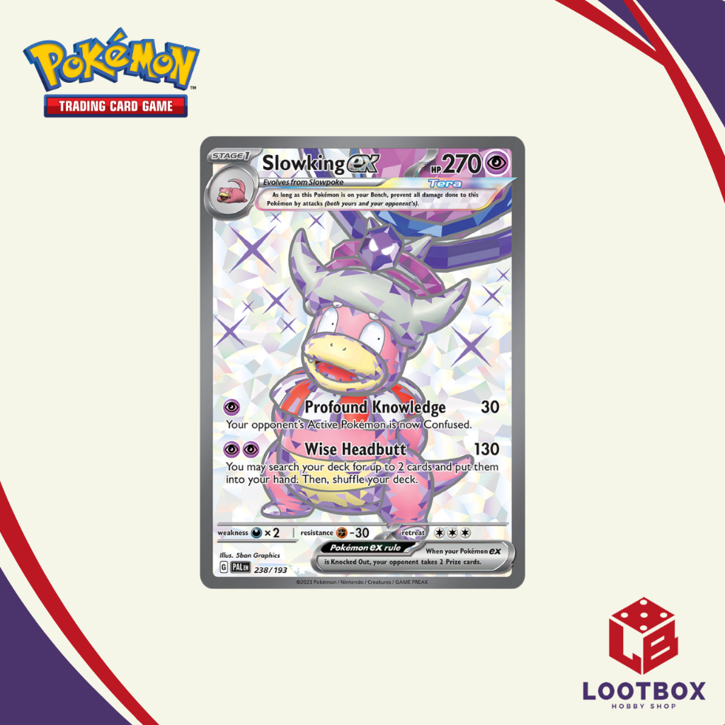 Pokemon Card Game: Slowking ex (Ultra Rare) - Paldea Evolved | Shopee ...