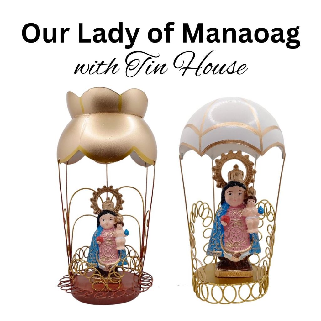 Chibi Saints Our Lady of Manaoag with Tin House Religious Figurines ...
