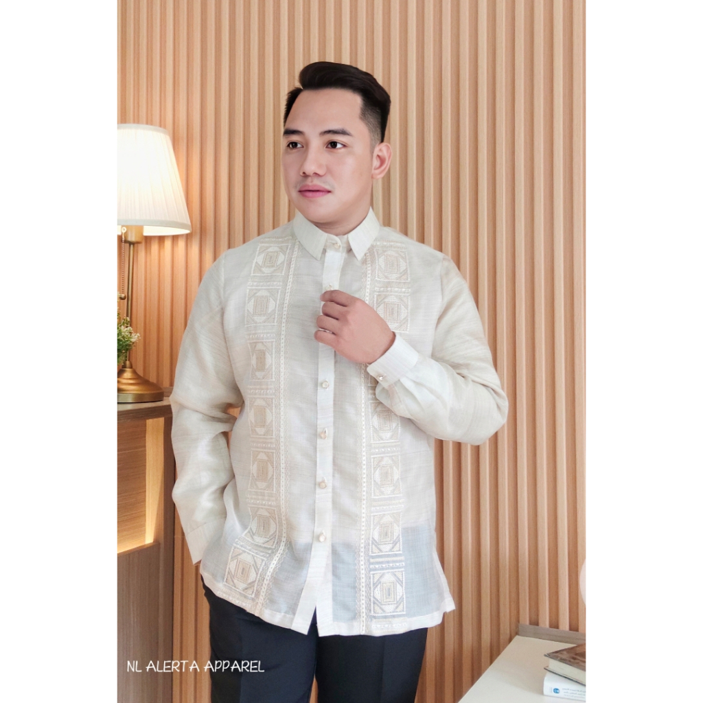 MODERN BARONG TAGALOG COCOON FOR MEN | Shopee Philippines