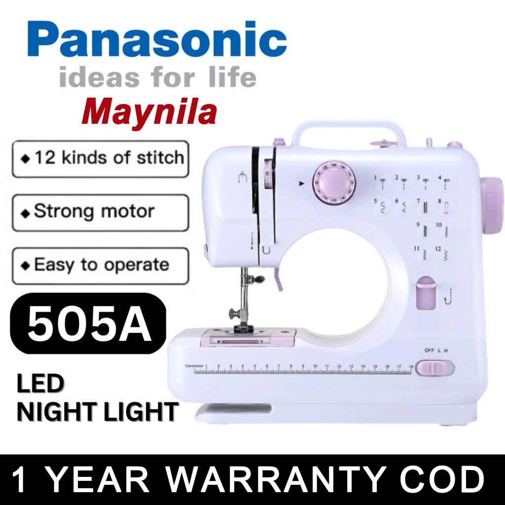 Panasonic Portable Sewing Machine Multifunctional Heavy Duty Sewing ...