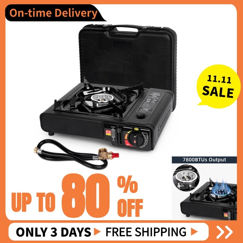 outdoor Camping Stove Portable Gas Butane Gas Stove Hobs | Shopee ...