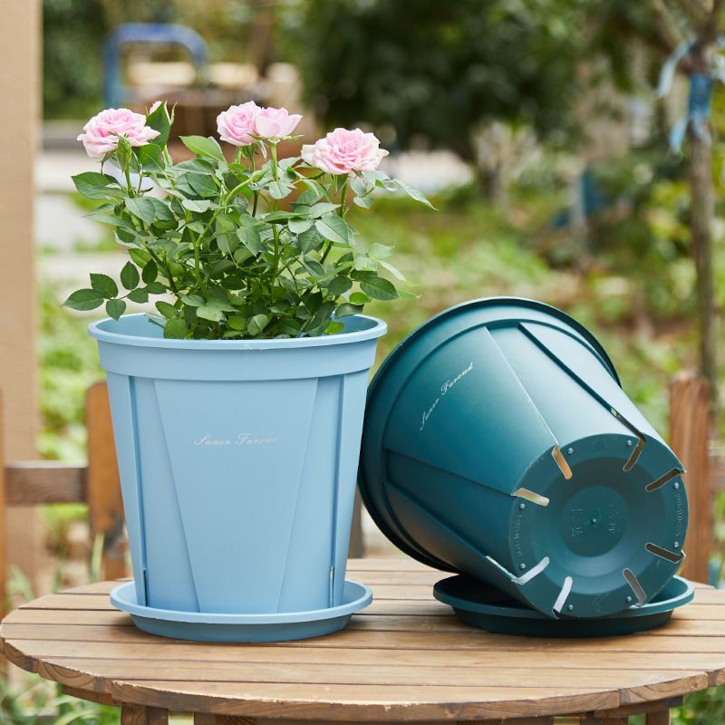 Root control flower pot, environmentally friendly resin, anti water ...