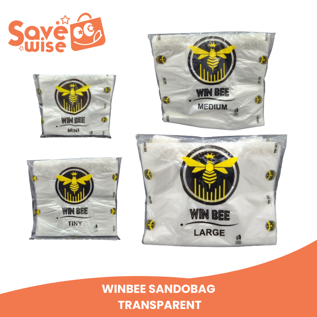 Plastic Sando Bag Transparent 40pcs per pack [High Quality Food Grade ...