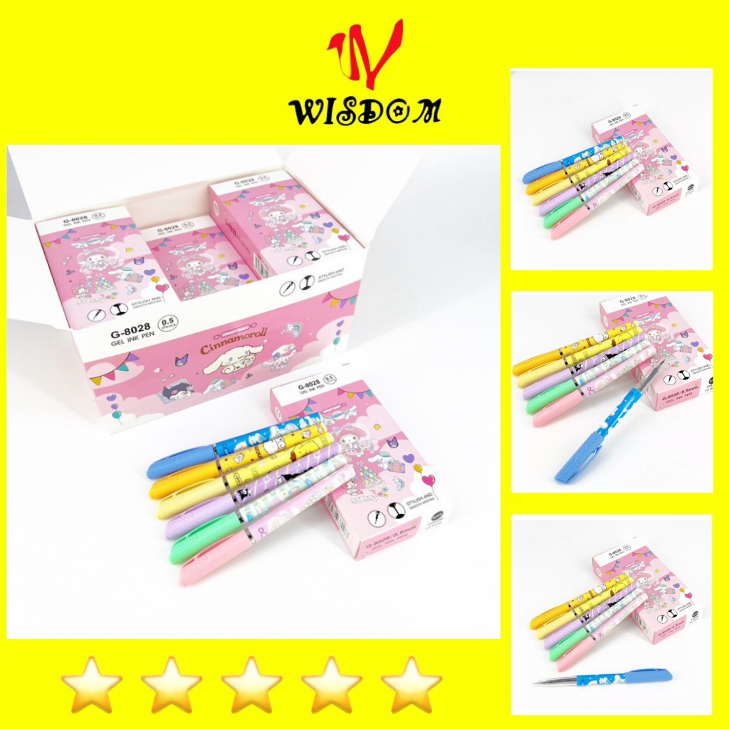 WISDOM G-8028 GEL PEN/SCHOOL SUPPLIES/GIVEAWAYS | Shopee Philippines