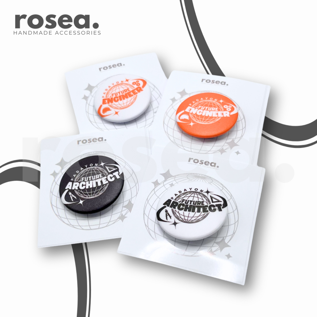 PADAYON COLLEGE COURSES TINPLATE PINS BAG BADGE BROOCH 32MM MATTE ...