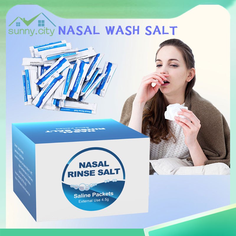 Nasal Cavity Lrrigation Clean Salt Nasal Wash Salt For Allergies Relief ...