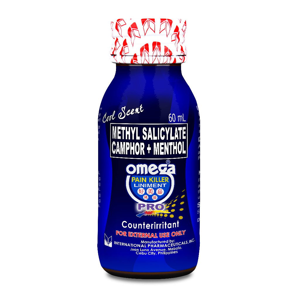 Omega Pro Pain Killer Liniment (counterirritant) 60ml | Shopee Philippines