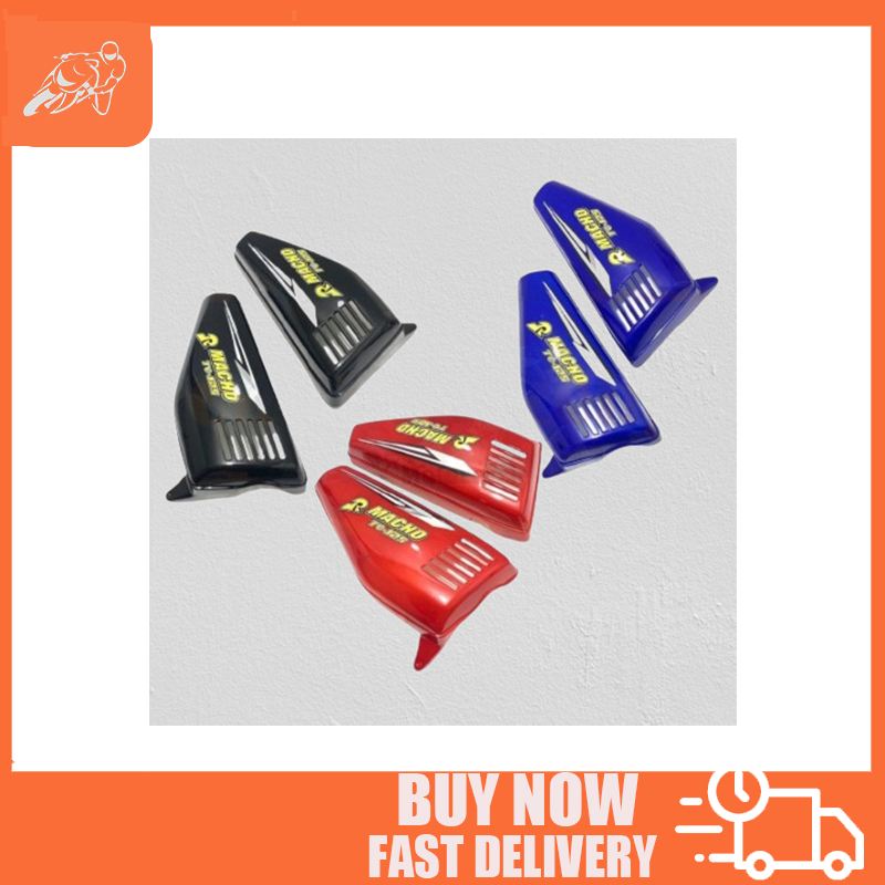 RUSI TC125 SIDE COVER BATTERY COVER MACHO TC125 SIDE COVER WITH STICKER ...