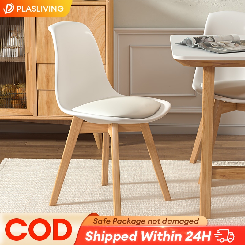 Nordic Chair Dining Chair with Foam Vanity Chair Study Chair Living ...