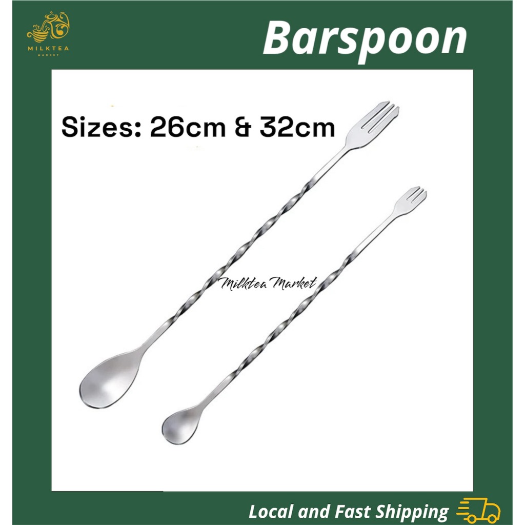 Stainless Stirrer Bar Spoon Stainless Food Grade Milktea Stirrer Coffee ...