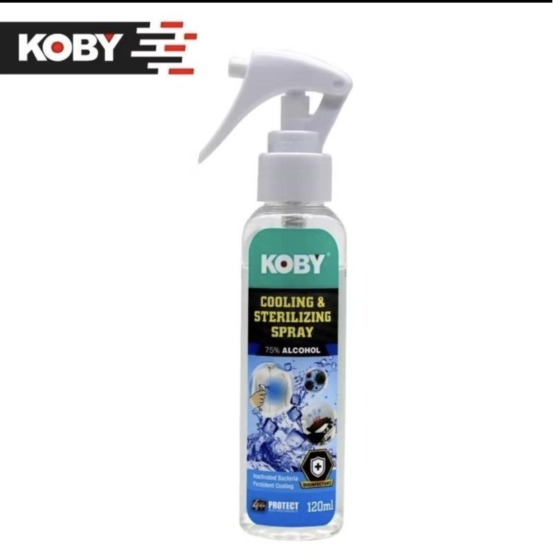 KOBY HELMET COOLING & STERILIZING SPRAY 120ml | Shopee Philippines