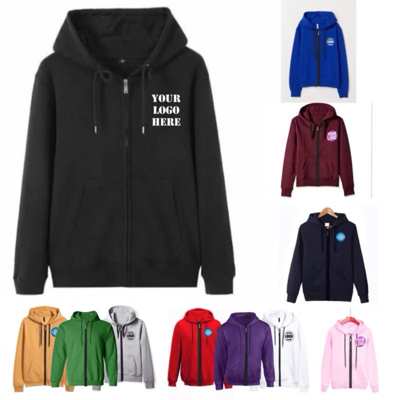 Personalized Hoodie Jacket with zipper Onesize/ freesize for adult ...