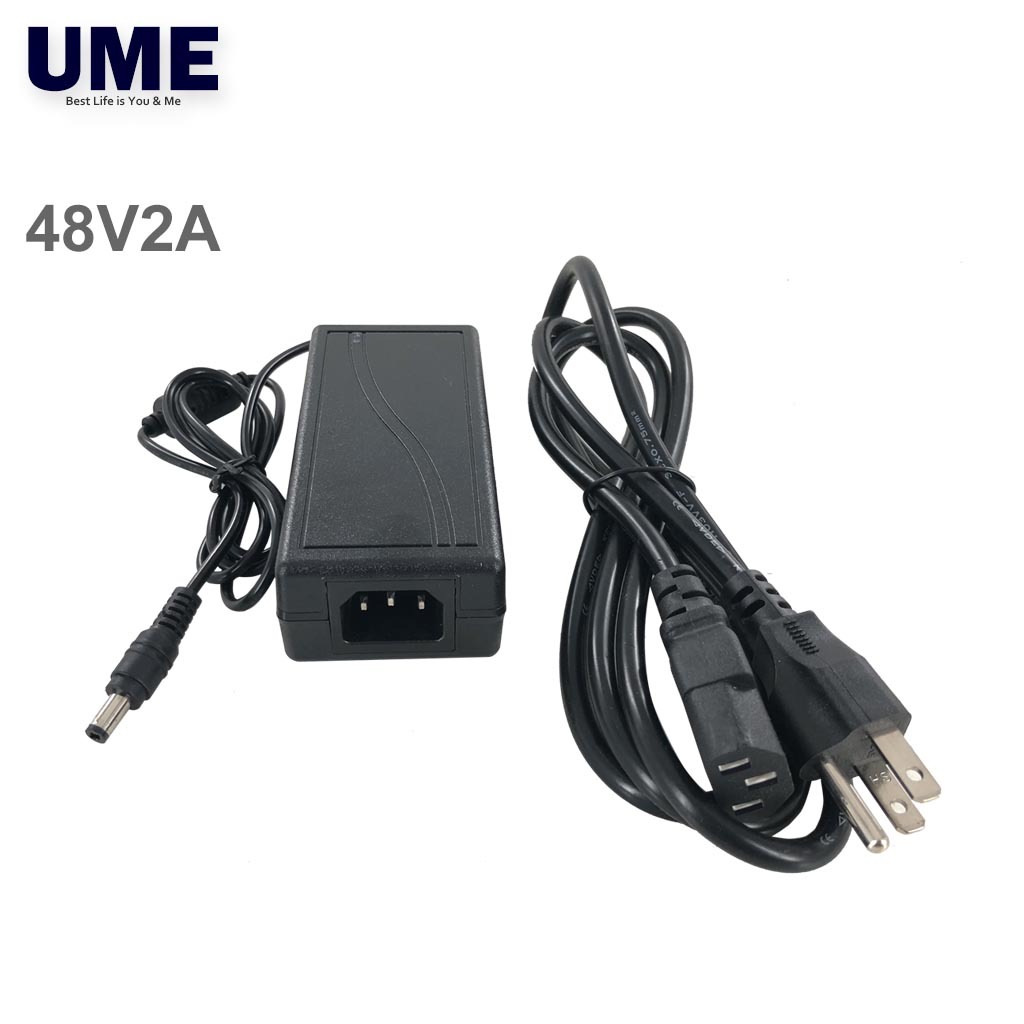 Power Supply Adaptor 48V 2A for DVR POE Switch NVR System Adapter ...