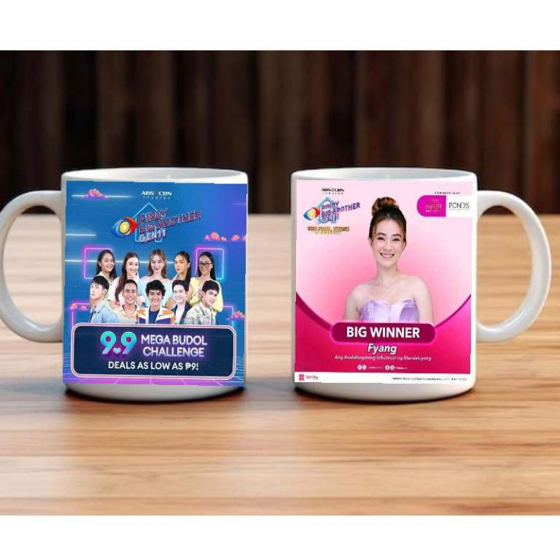 Pinoy Big Brother PBB Mug Inspired Souvenir Fyang Sofia Smith JM Jarren ...