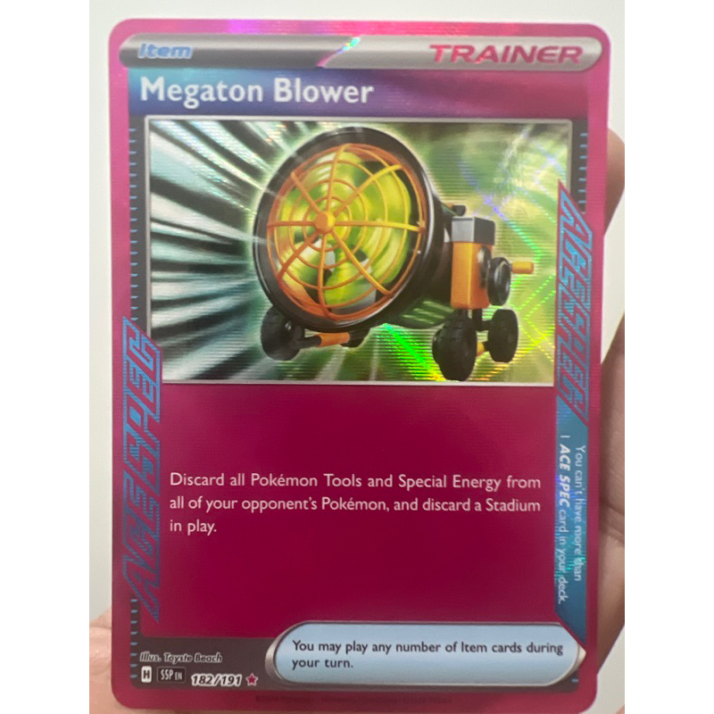 Megaton Blower - 182/191 - Ace Rare Scarlet & Violet: Surging Sparks ...