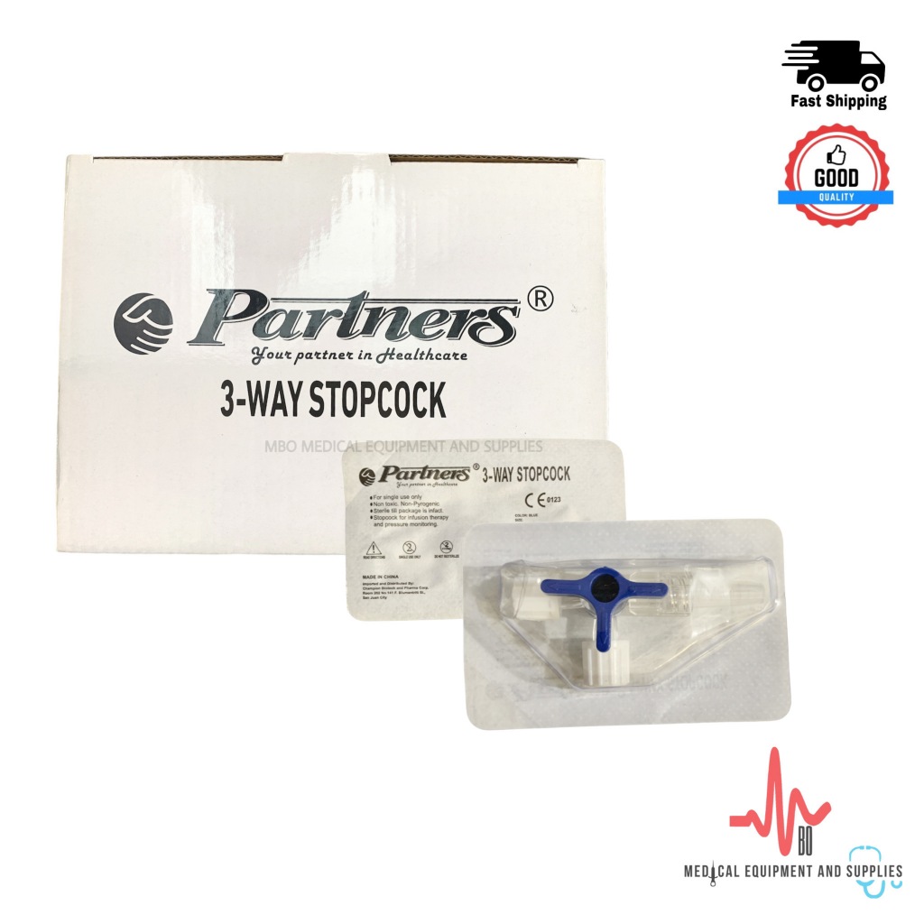 Partners 3-way Stopcock - 50pcs/box | Shopee Philippines