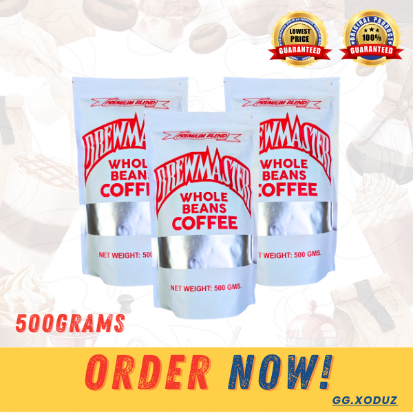 Brewmaster Whole Beans Coffee 500g | Shopee Philippines