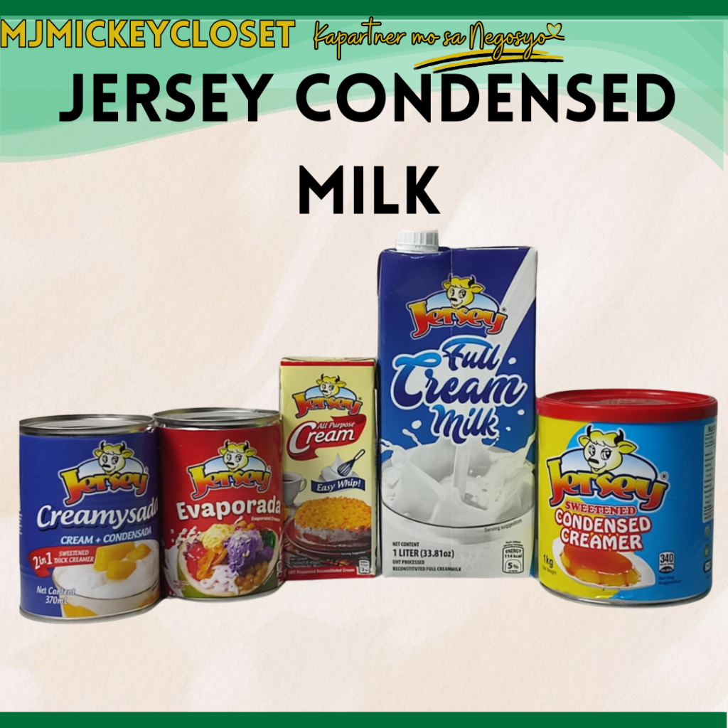 Jersey Condensed Milk 340g 1kilo Condensada | Shopee Philippines
