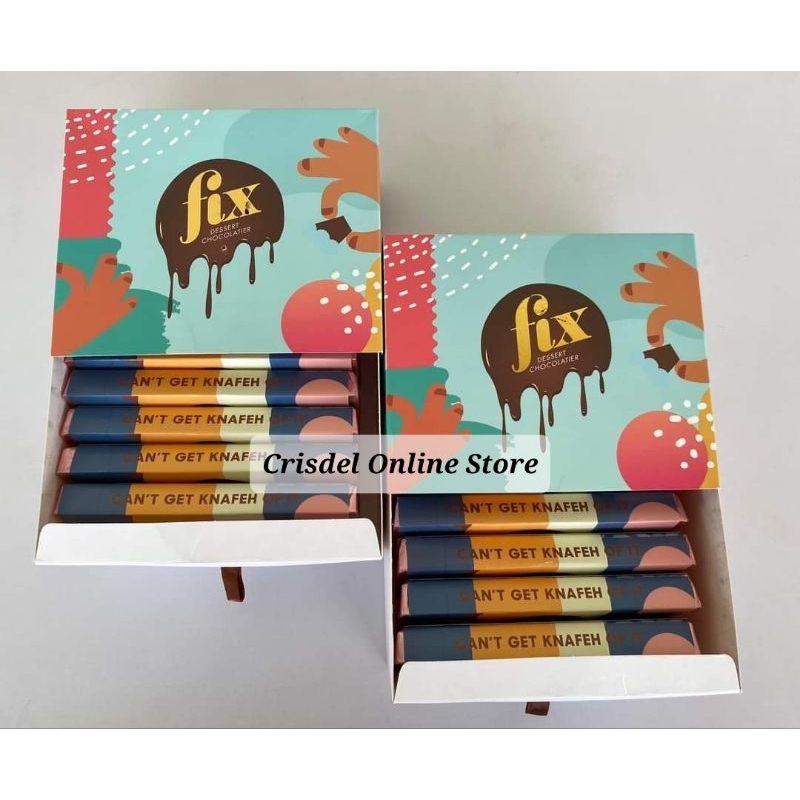 FIX Dessert Chocolatier 1 pc only/ Dubai Viral Knafeh Chocolate ...