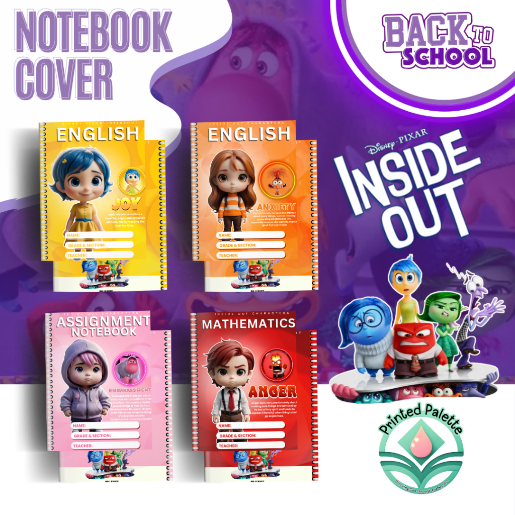 Back To School: Customized Notebooks (Pre-made Designs) | Shopee ...