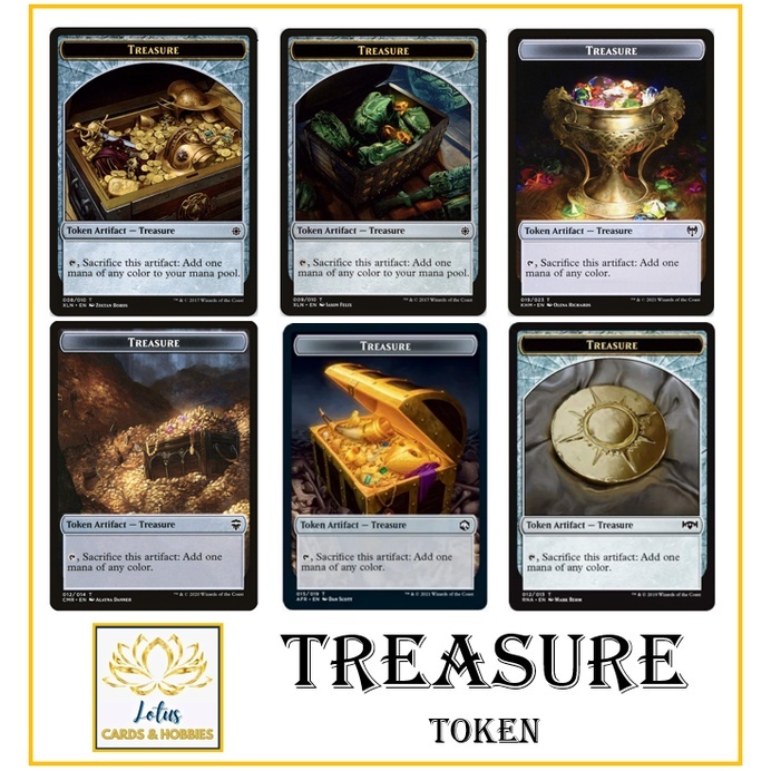 Magic the Gathering | MTG Treasure Token | Shopee Philippines