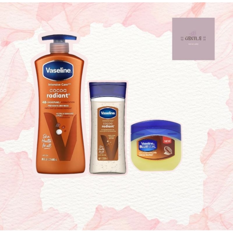 Vaseline Intensive Care Made of Pure Cocoa Butter | Body Lotion | Oil ...