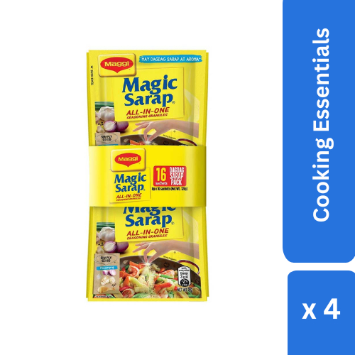Maggi Magic Sarap All-In-One Seasoning Granules 8g Pack of 16 , Bundle ...