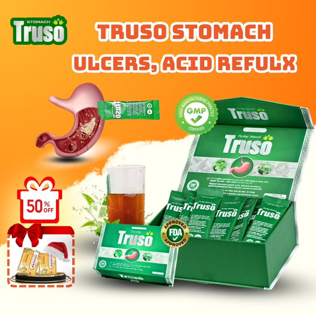 TRUSO Stomach Acid Reflux relieves stomach pain, acid reflux, and ...
