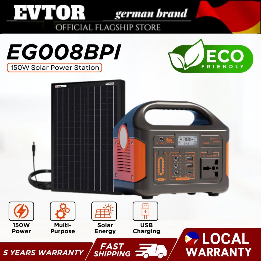 Portable Power Station 300w 86000mah Solar Generator Powerbank Outdoor ...