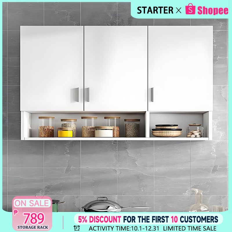 STARTER Kitchen Wall Cabinet Storage Cabinet Hanging Cabinet Bathroom Hanging Cabinet | Shopee ...
