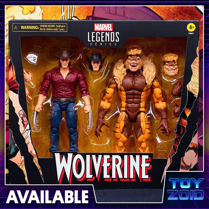 Marvel Legends Wolverine Logan VS Sabretooth 2 Pack 50th Anniversary ...