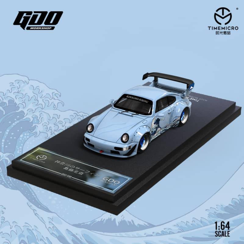 Time Micro 1/64 Scale Porsche RWB 964 GT Wing WideBody Kanagawa Die ...